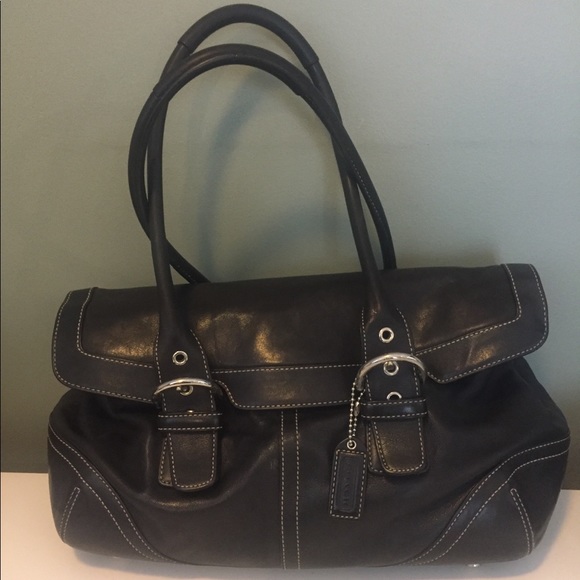 Coach | Bags | Coach Black Satchel | Poshmark